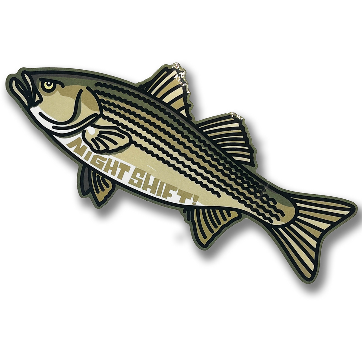 Big Angry Bass Decal – Surfcaster's Journal Store