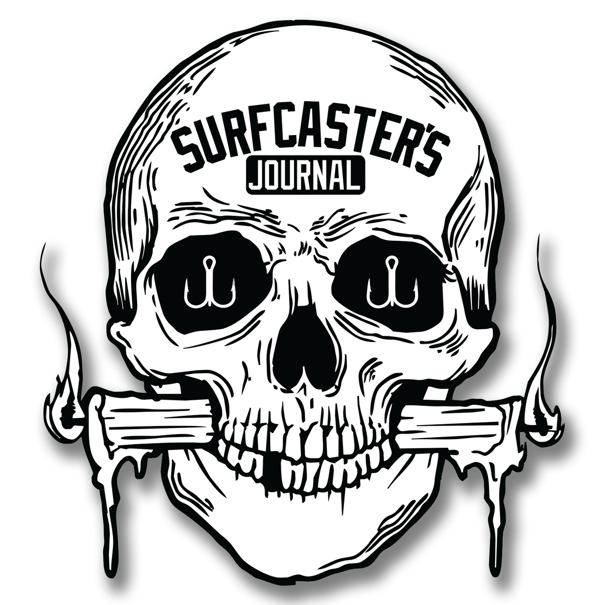 Large Night Shift Crew Skull Decal – Surfcaster's Journal Store